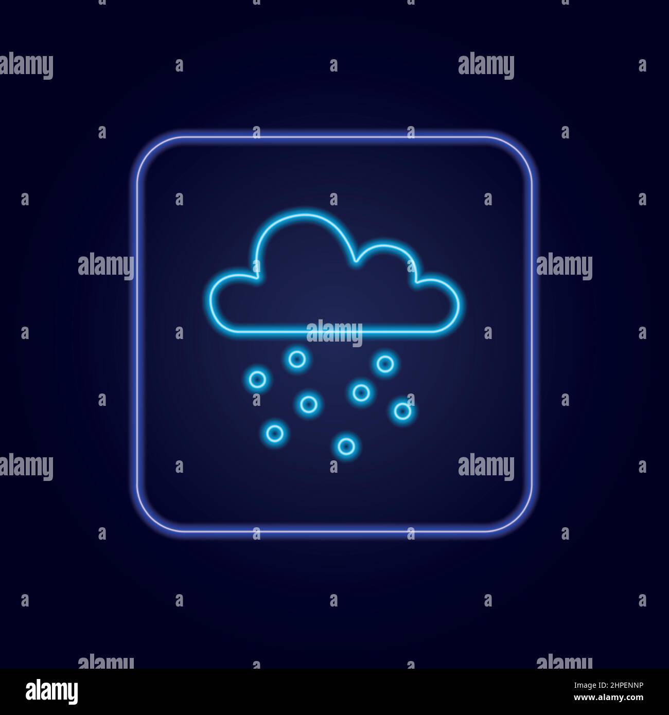 Cloud lightning neon sign hi-res stock photography and images - Alamy