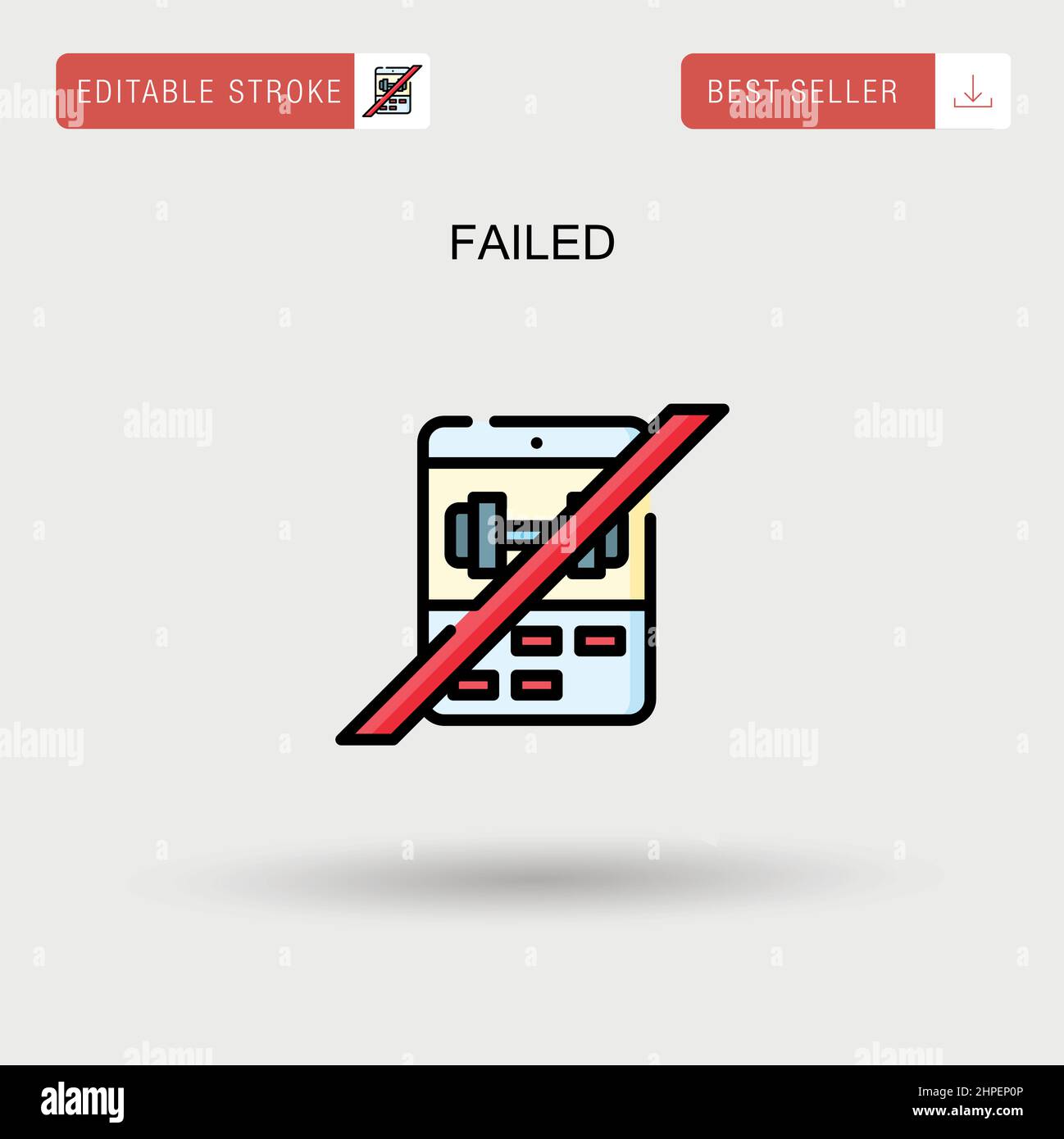 Failed failure Stock Vector Images - Alamy