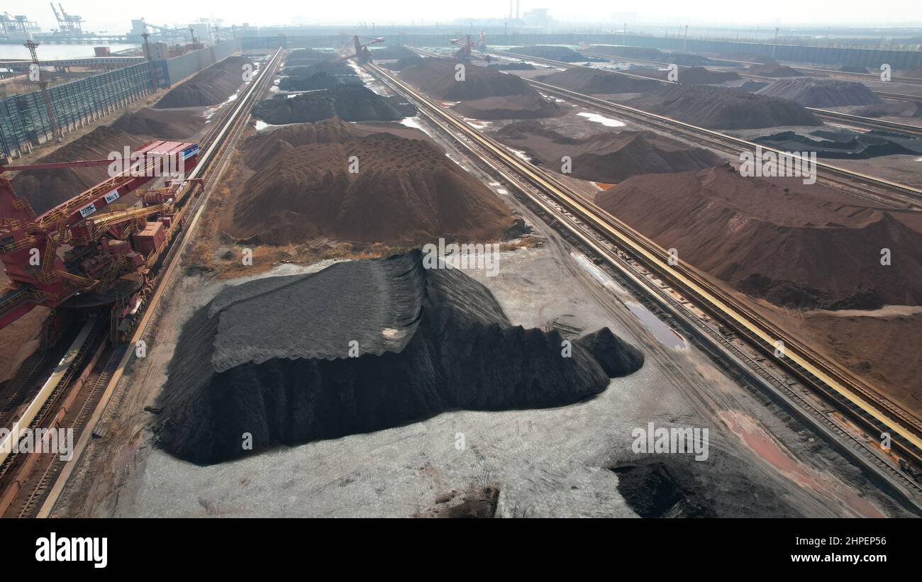 SUZHOU, CHINA - FEBRUARY 21, 2022 - An aerial photo taken on February ...