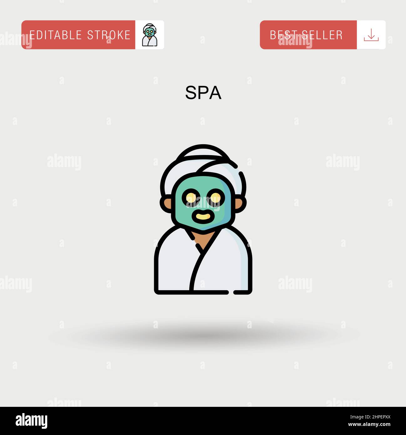 Spa wellness beauty center Stock Vector Images - Alamy