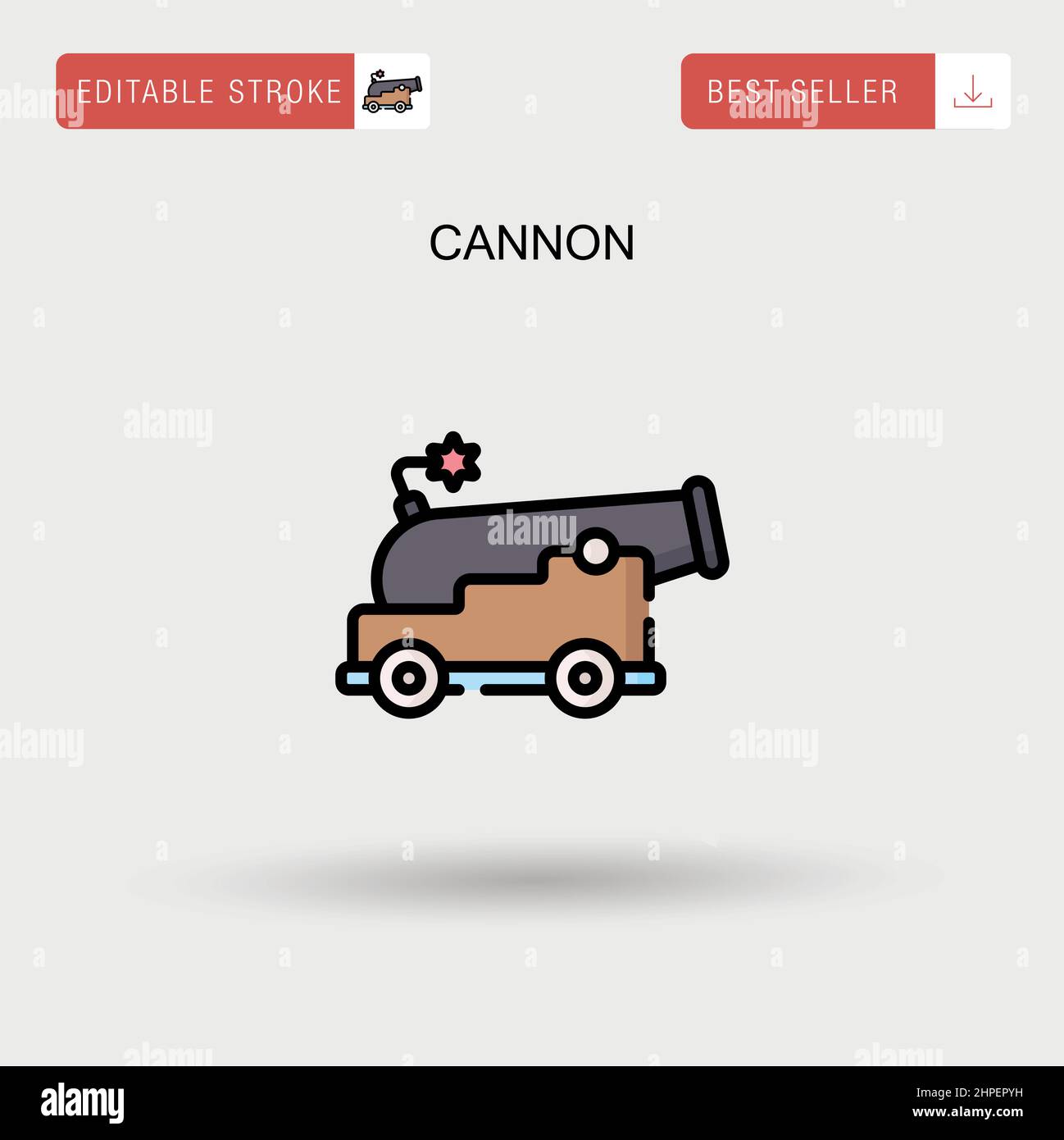 Cannonball icon Stock Vector Images - Alamy