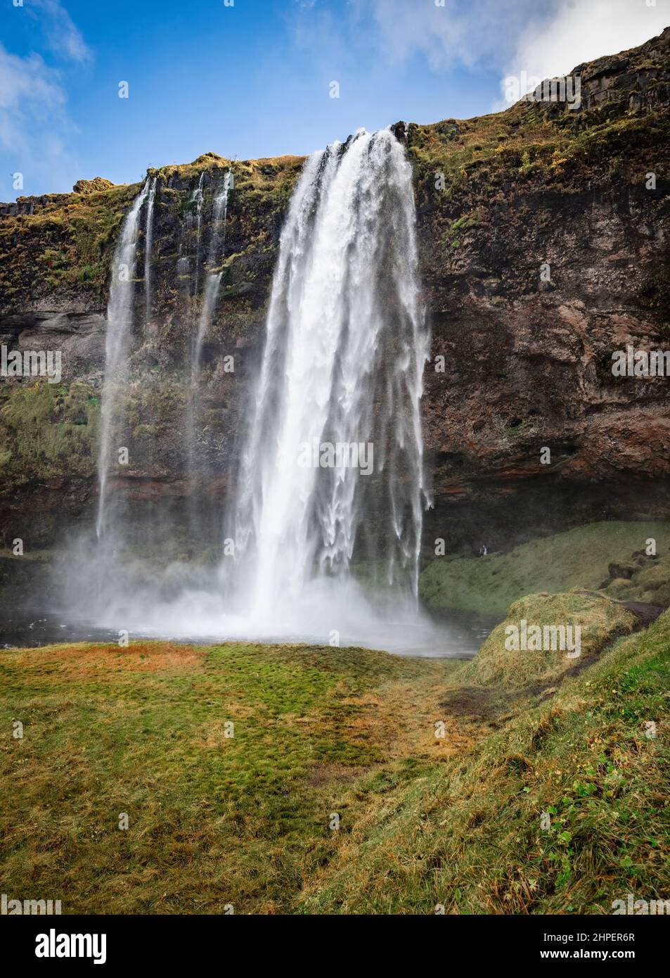 Island 2017. Iceland's Skogafoss is the most beautiful and largest ...