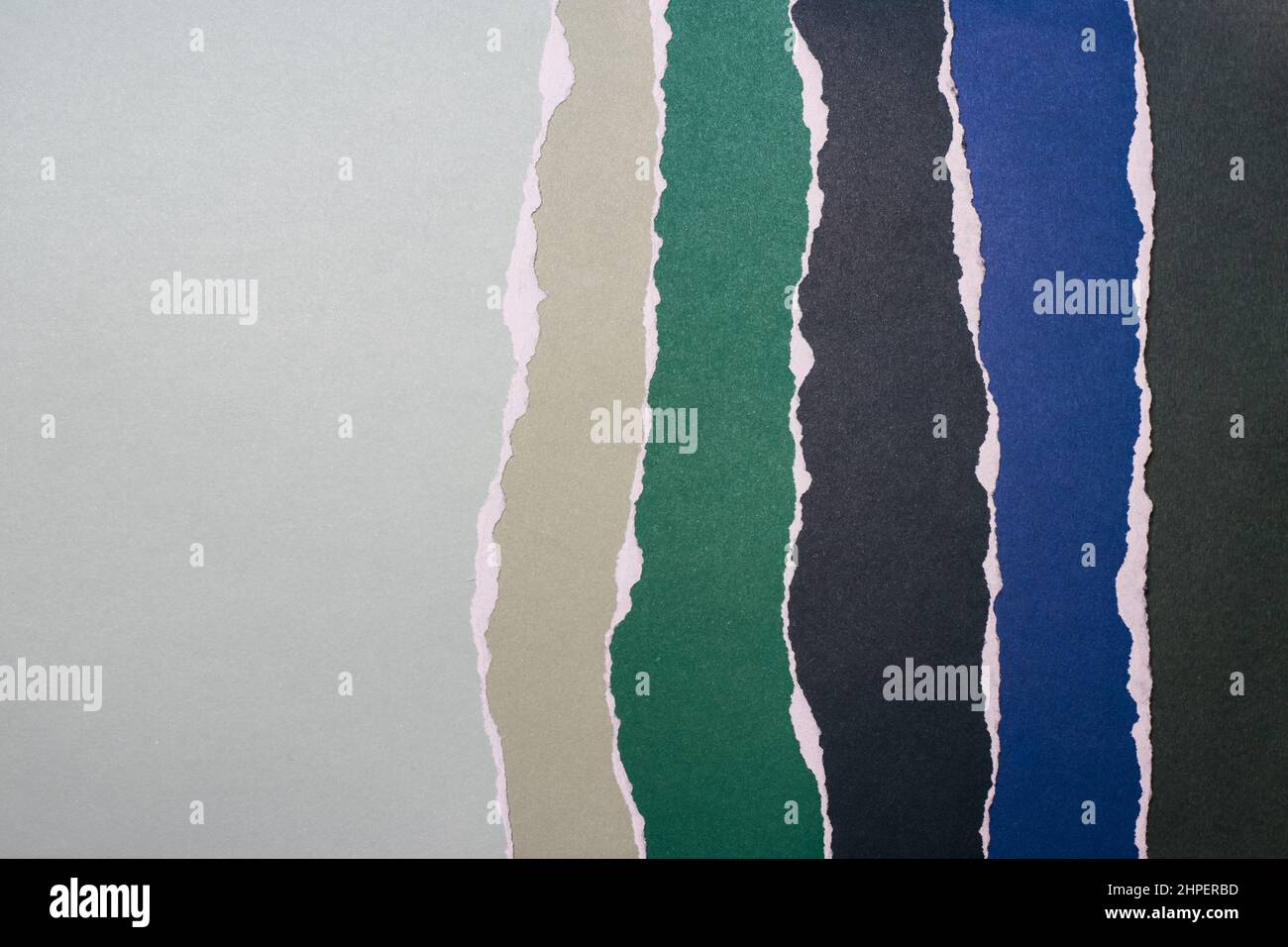 Paper tear, ripped paper edge, torn edge, isolated paper tear white on ...