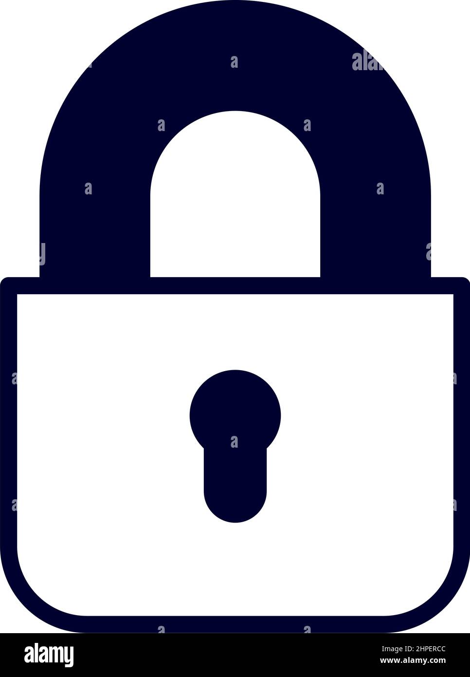 padlock icon design Stock Vector Image & Art - Alamy