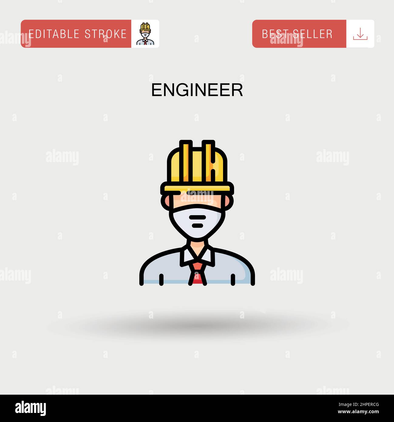 Engineer icon hi-res stock photography and images - Alamy