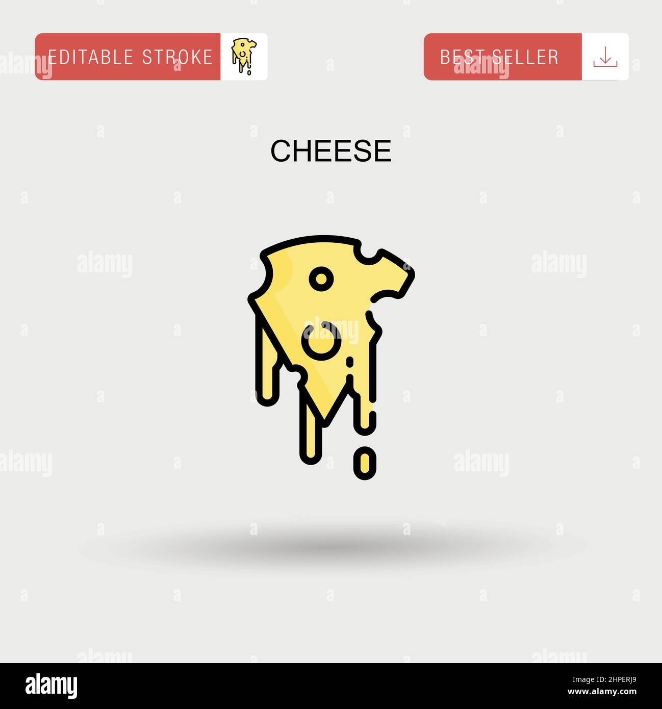 French soft cheese white Stock Vector Images - Alamy