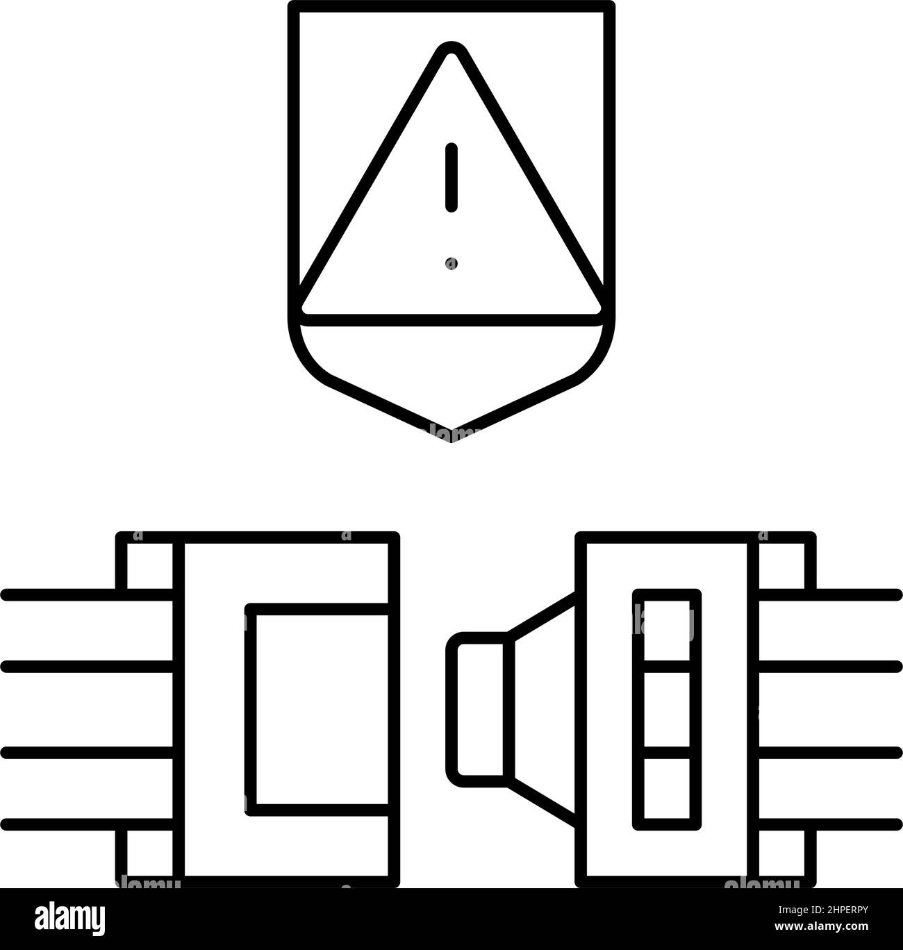 wire cable protect line icon vector illustration Stock Vector Image ...