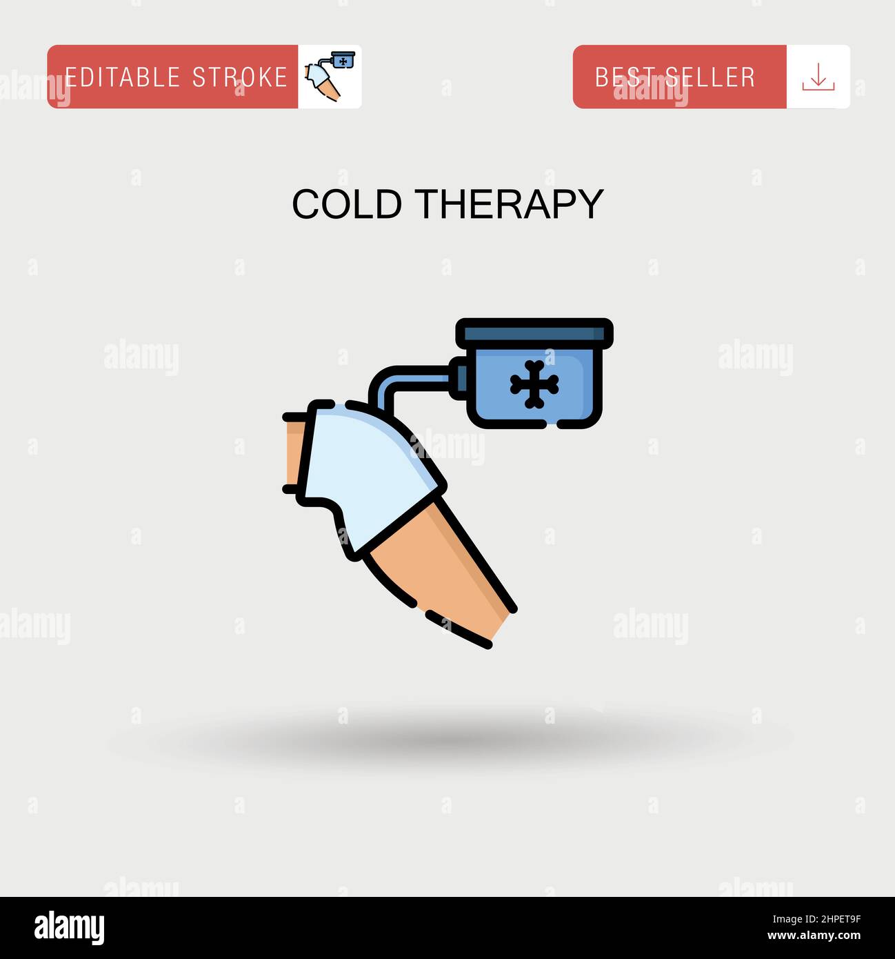 Ice bath therapy Stock Vector Images - Alamy