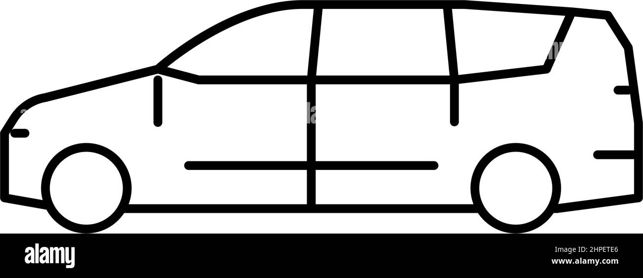 Minivan Outline