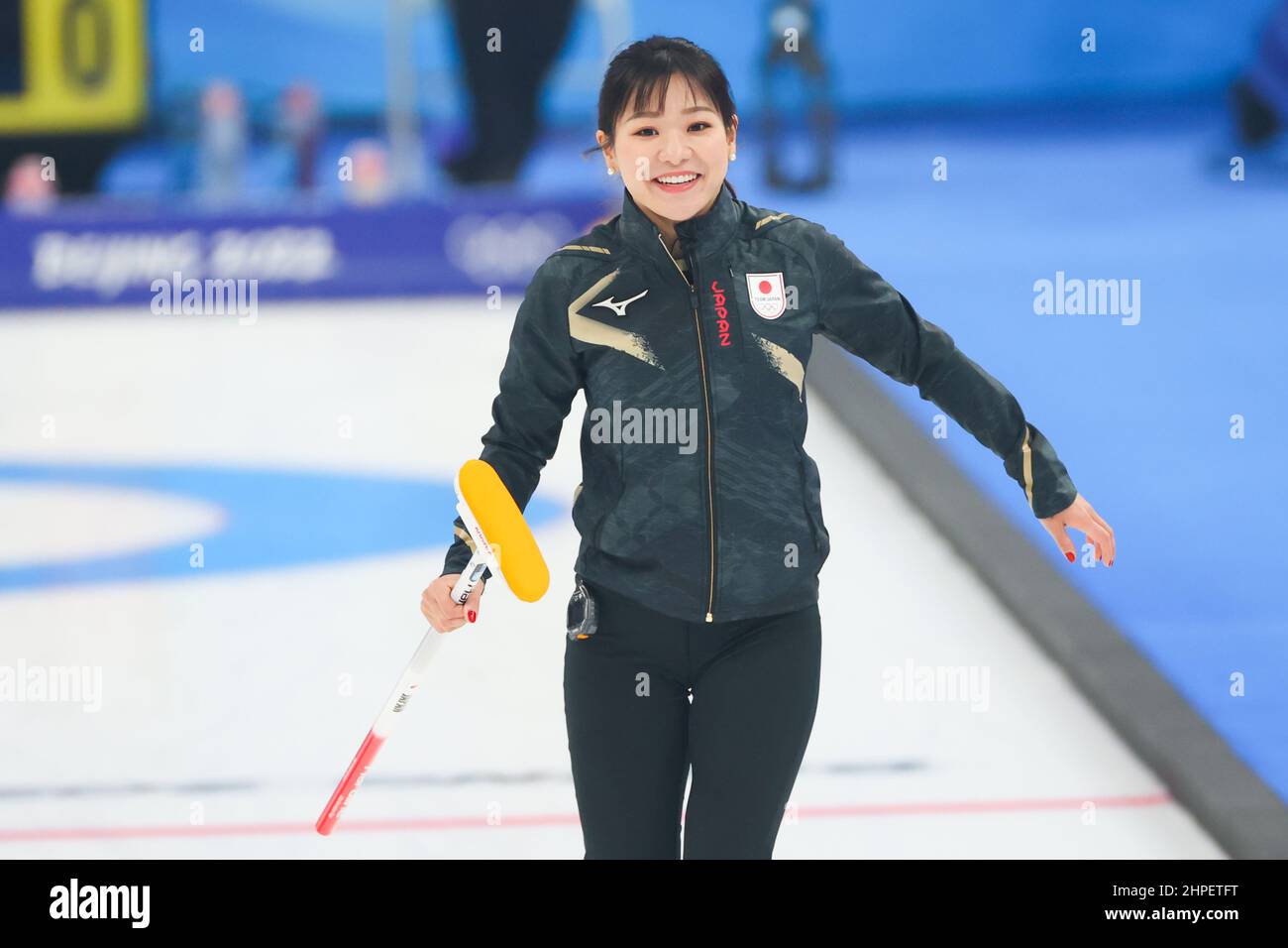 Beijing, China. 20th Feb, 2022. Chinami Yoshida (JPN) Curling : Women's ...