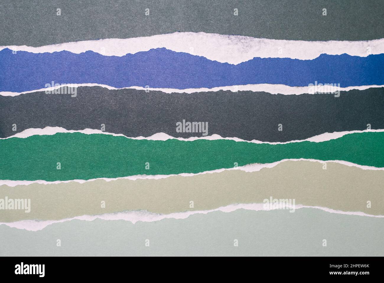 Paper tear, ripped paper edge, torn edge, isolated paper tear white on ...