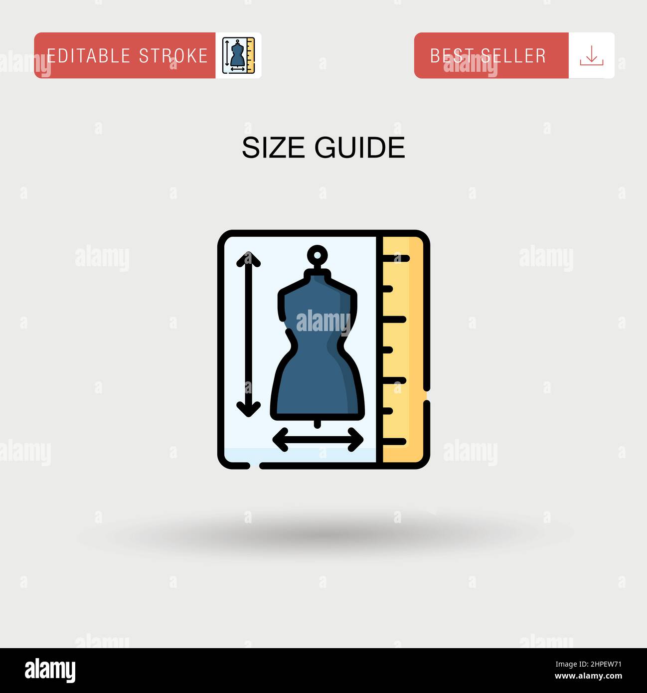 Sizing guide hi-res stock photography and images - Alamy
