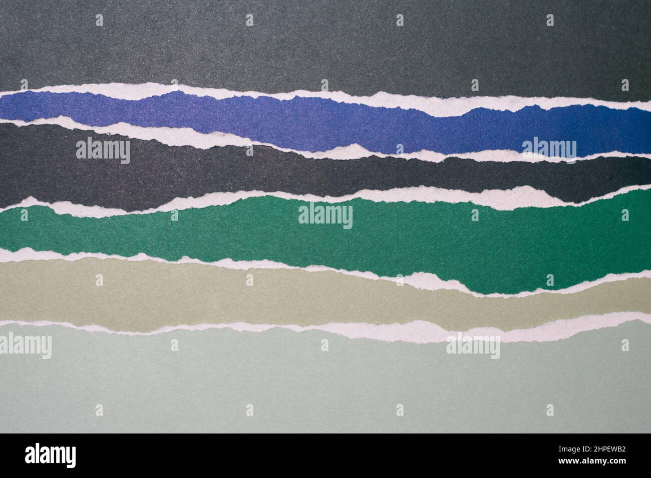 Paper tear, ripped paper edge, torn edge, isolated paper tear white on ...