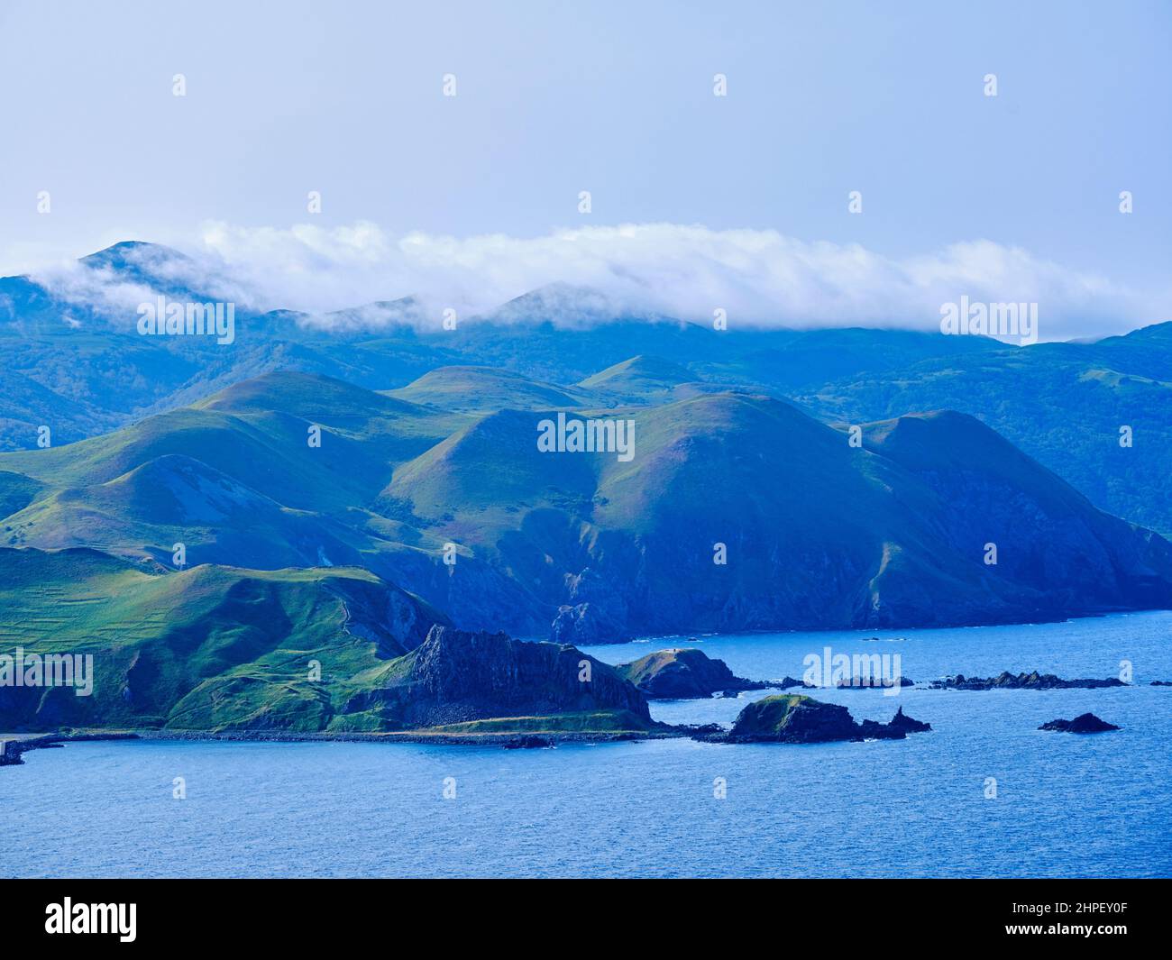 Landscape in Rebun Island, Hokkaido, Japan Stock Photo - Alamy