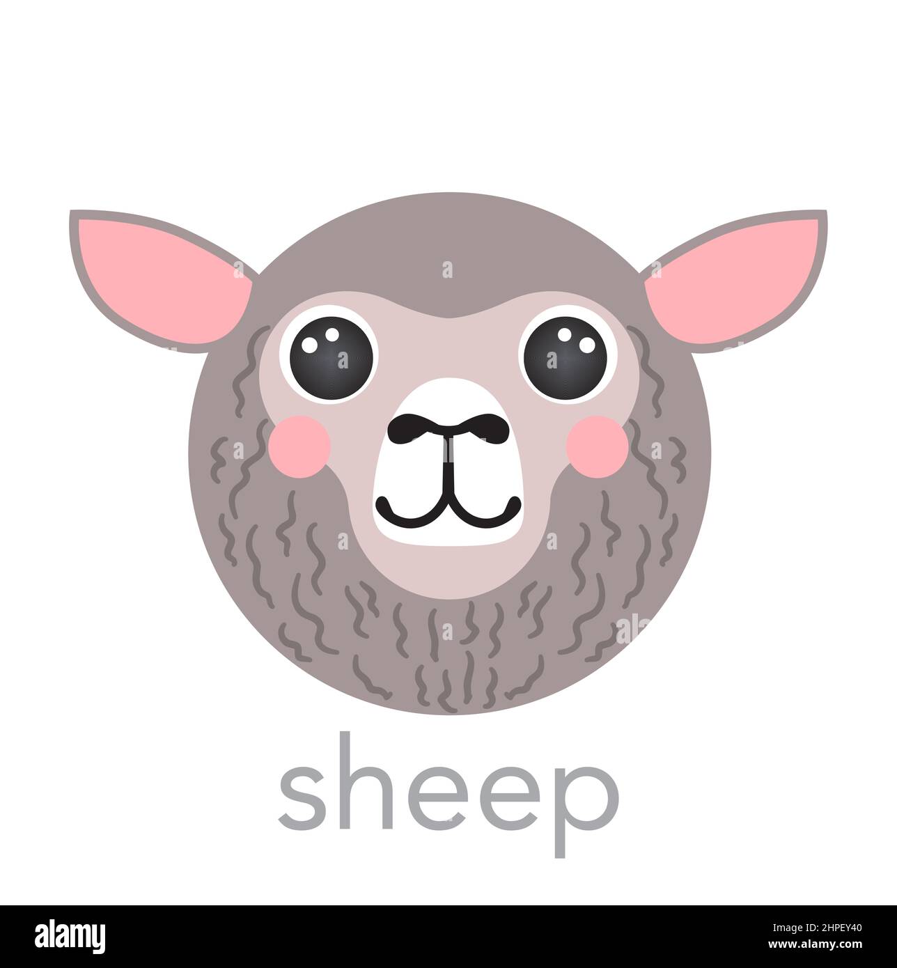 Cartoon lamb hi-res stock photography and images - Alamy