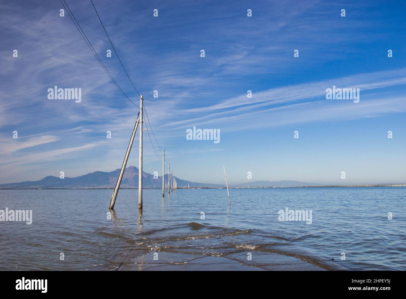 Mt. Unzen fugen and Nagabeta Seabed Road, Kyushu Region, Japan Stock ...