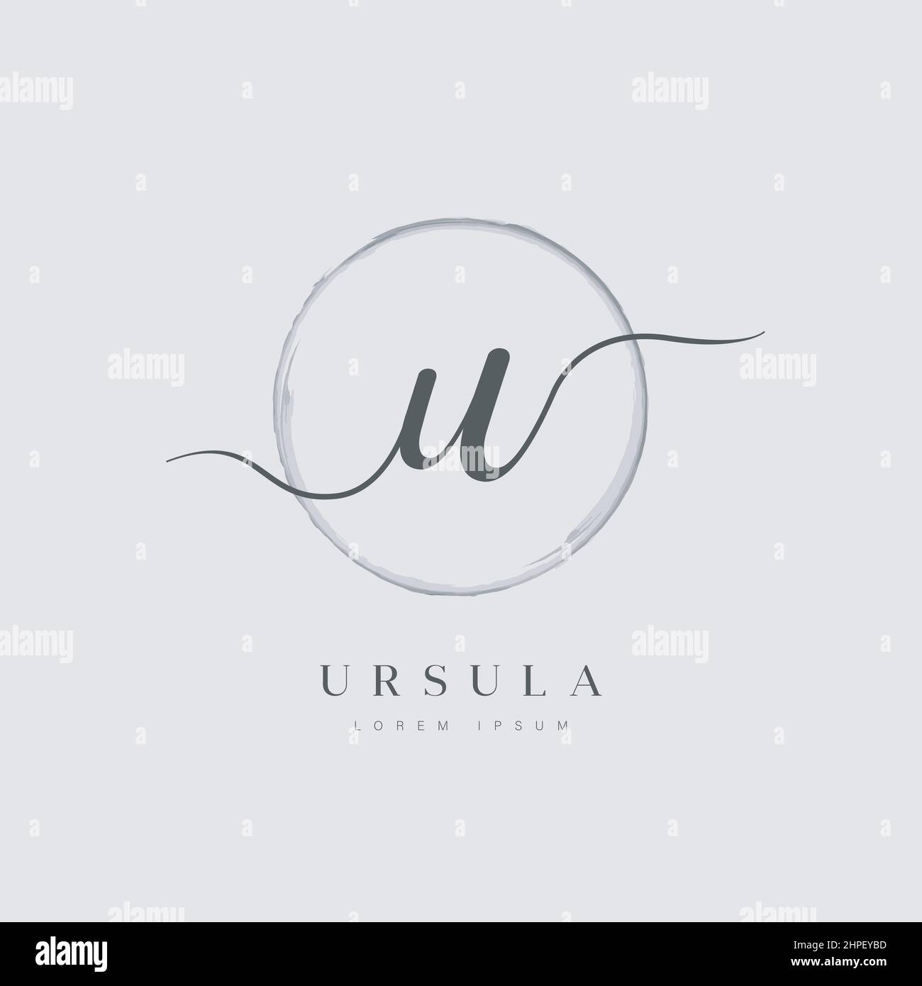 Lettering letter u Black and White Stock Photos & Images - Alamy