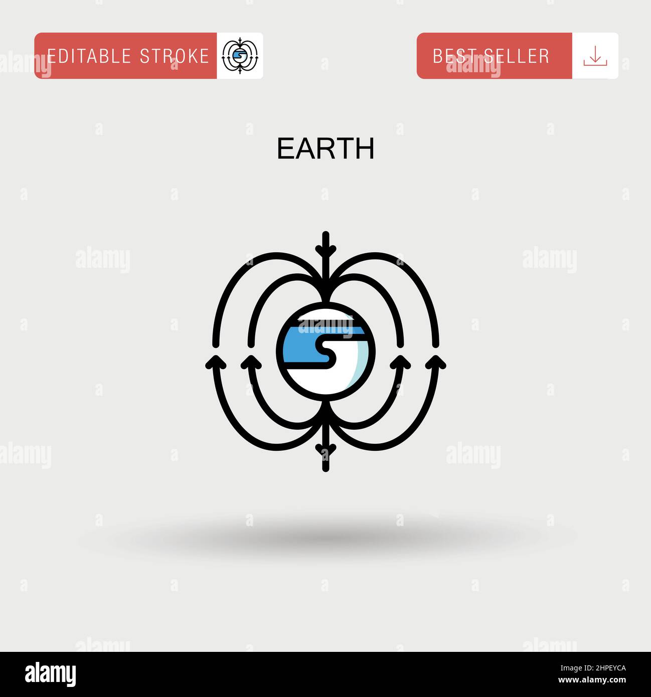 Earth Simple vector icon Stock Vector Image & Art - Alamy