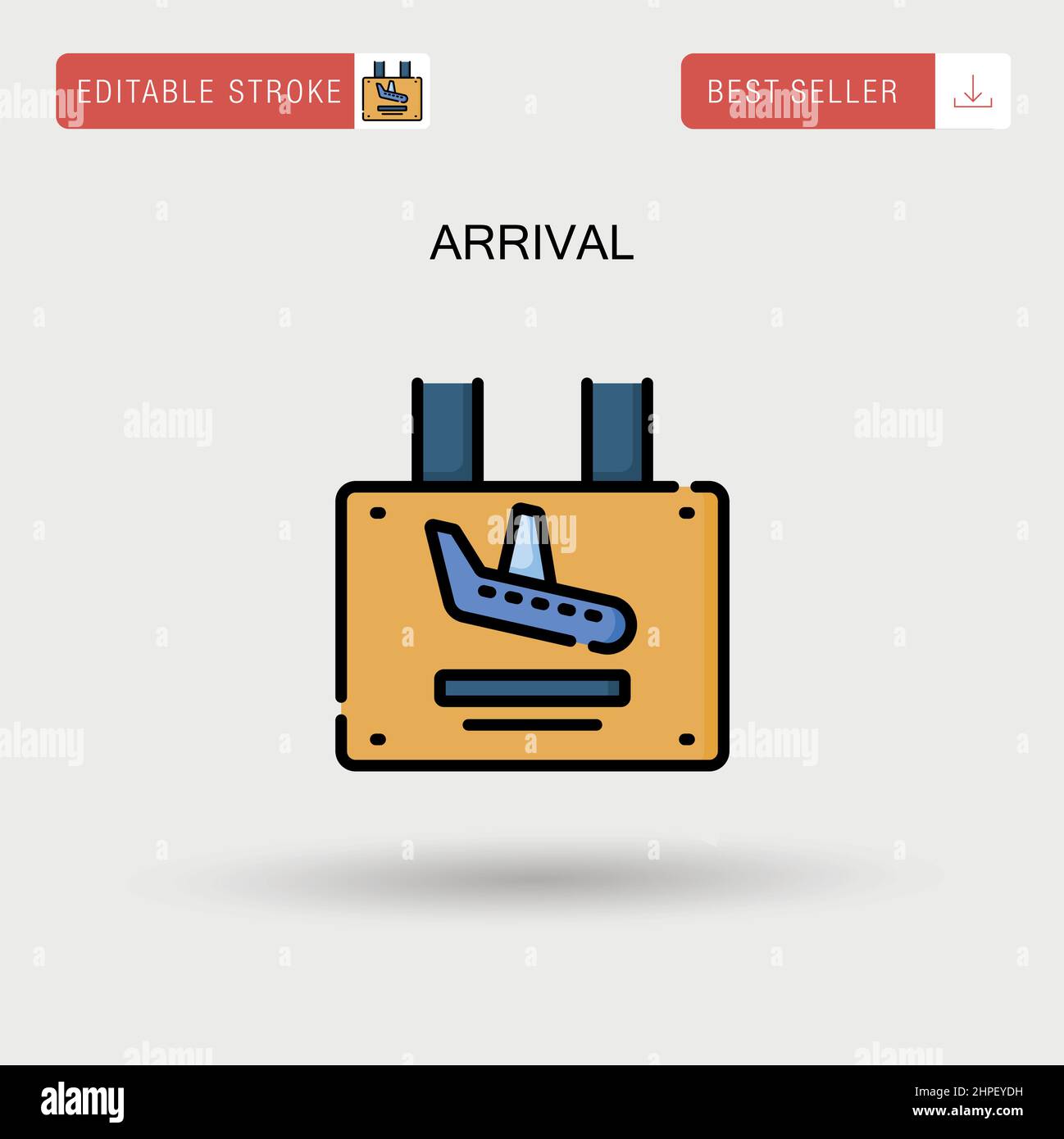 Arrival icon hi-res stock photography and images - Alamy