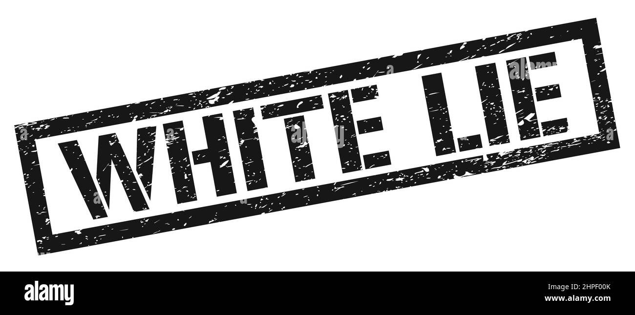 White lie stamp Black and White Stock Photos & Images - Alamy