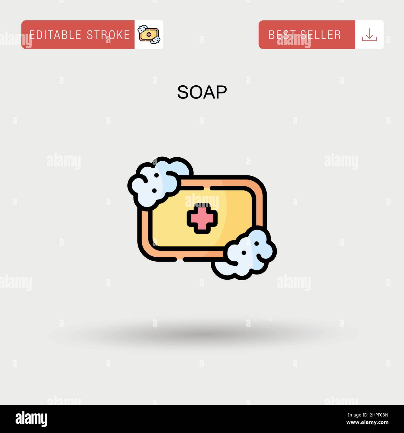 Clean soap Stock Vector Images - Alamy