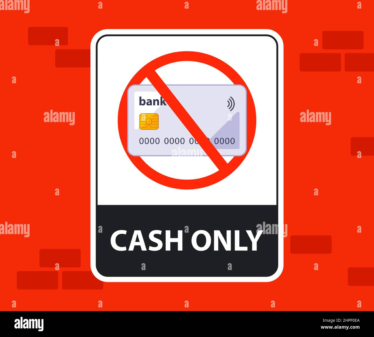 All cards accepted Stock Vector Images - Alamy