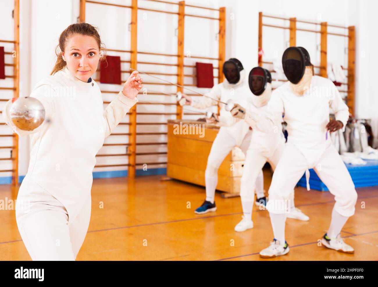 Fencing moves hi-res stock photography and images - Alamy