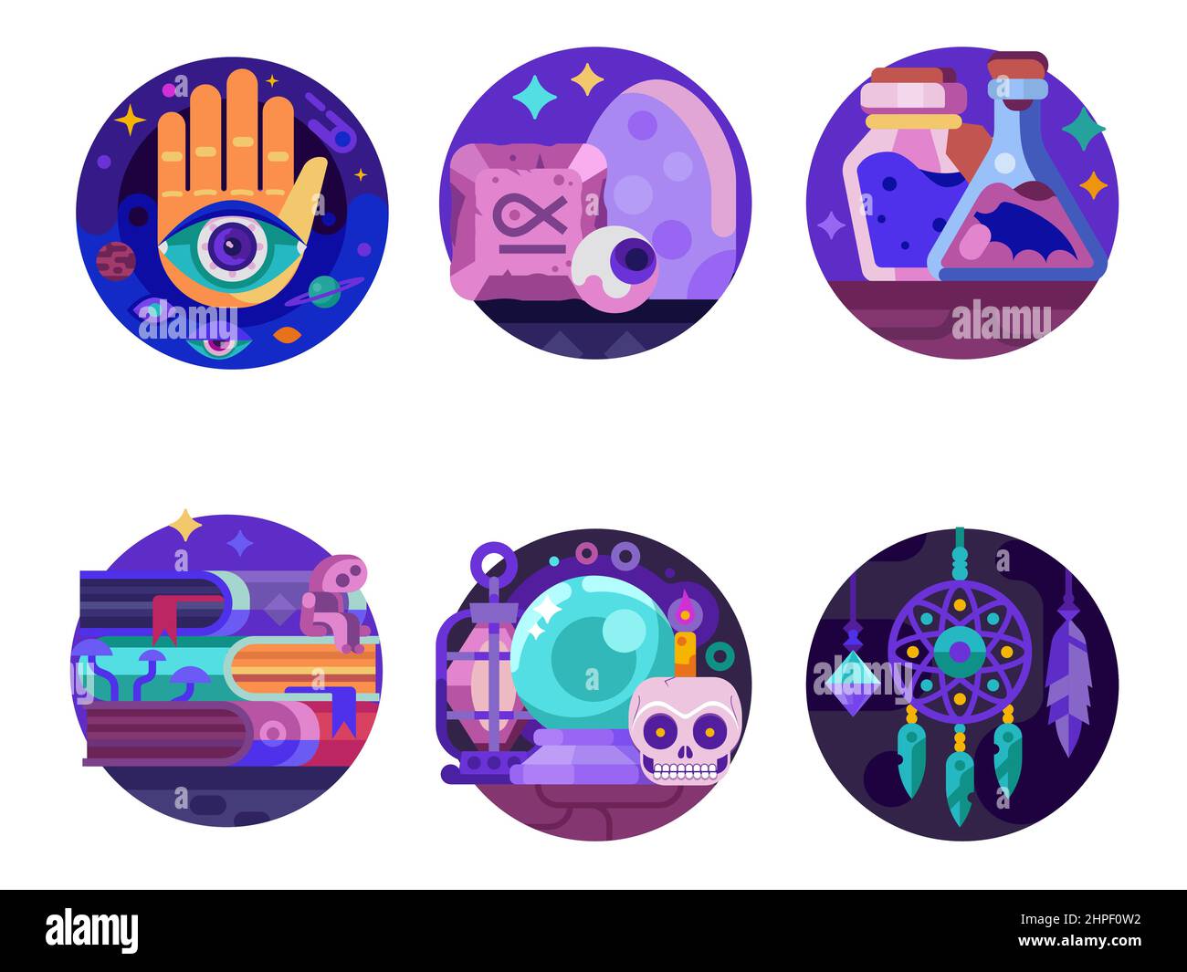 Magic occultism Stock Vector Images - Alamy