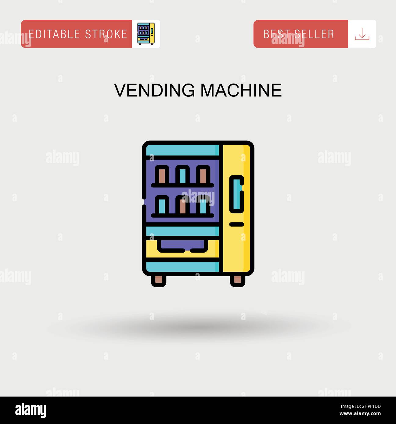 Beverage vending machine Stock Vector Images - Alamy