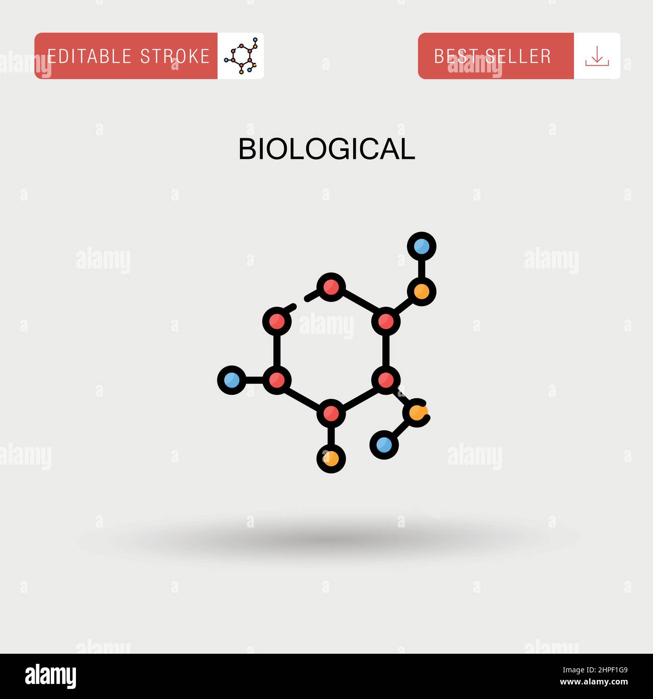 Biological Simple vector icon Stock Vector Image & Art - Alamy
