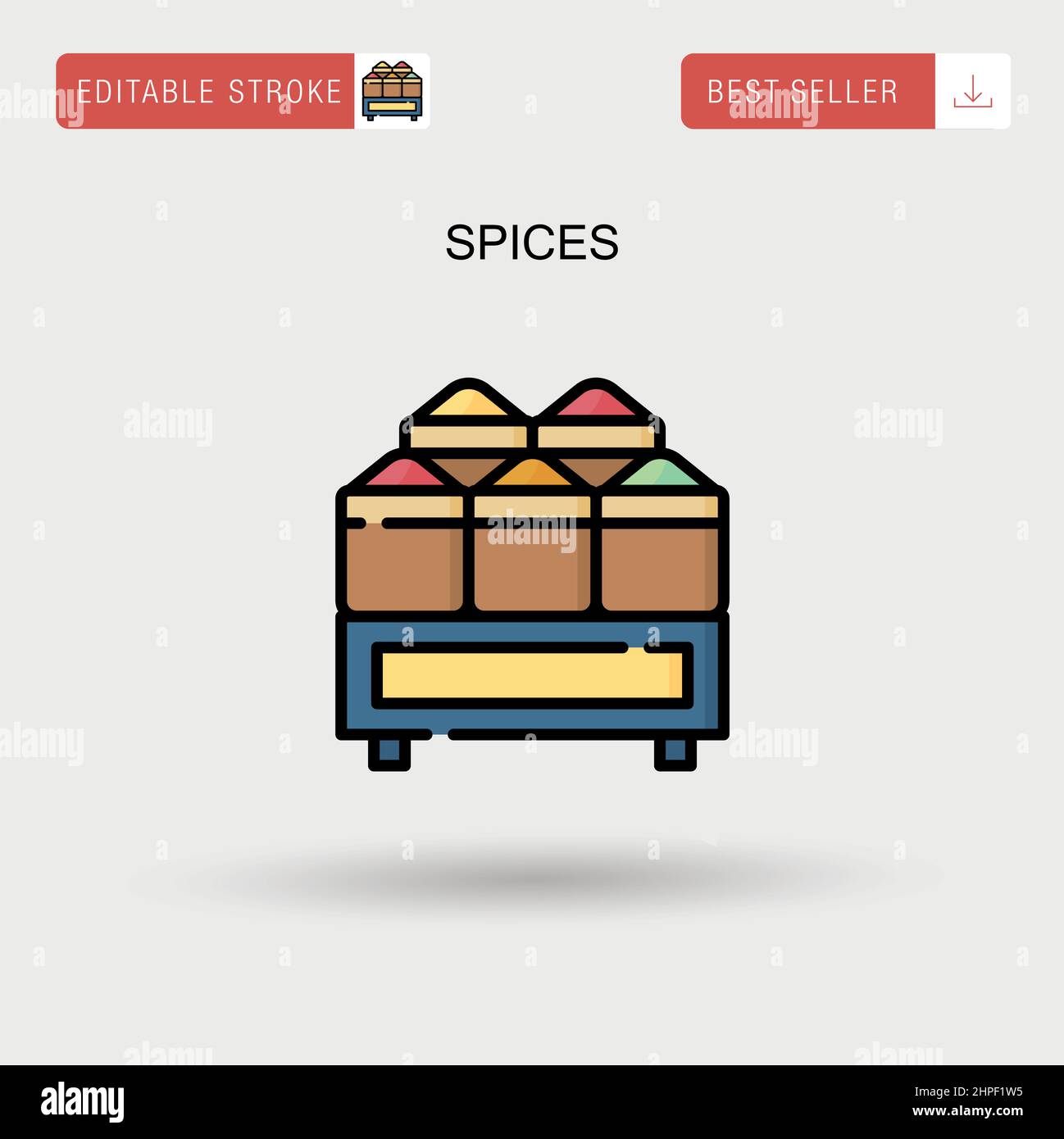 Ground chili powder dry Stock Vector Images - Alamy