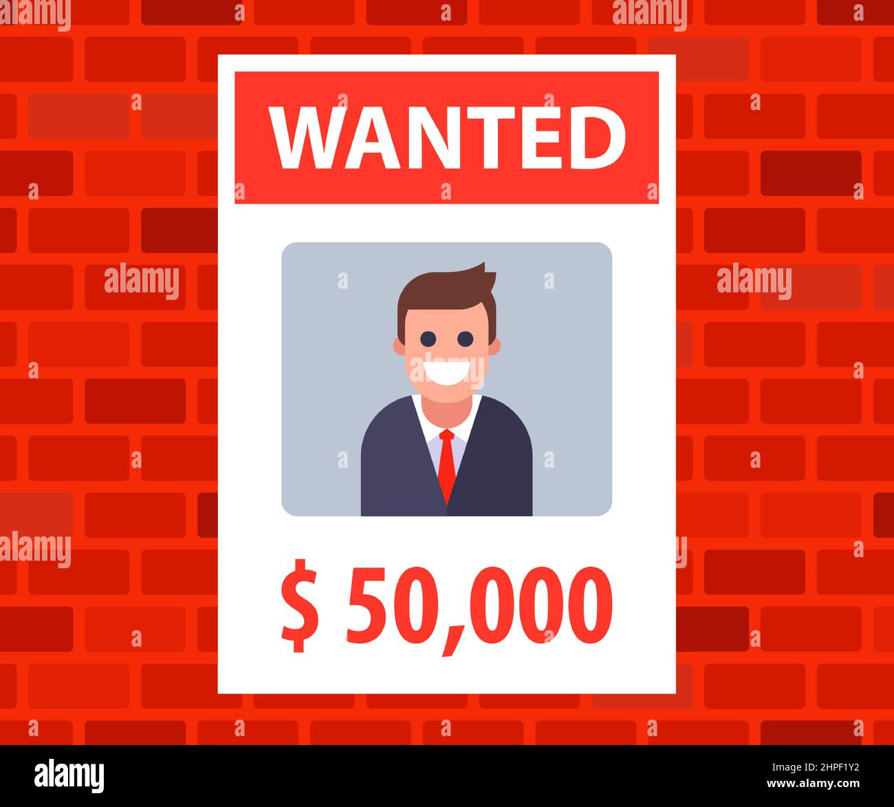 a poster with an advertisement for the wanted young man. reward for ...
