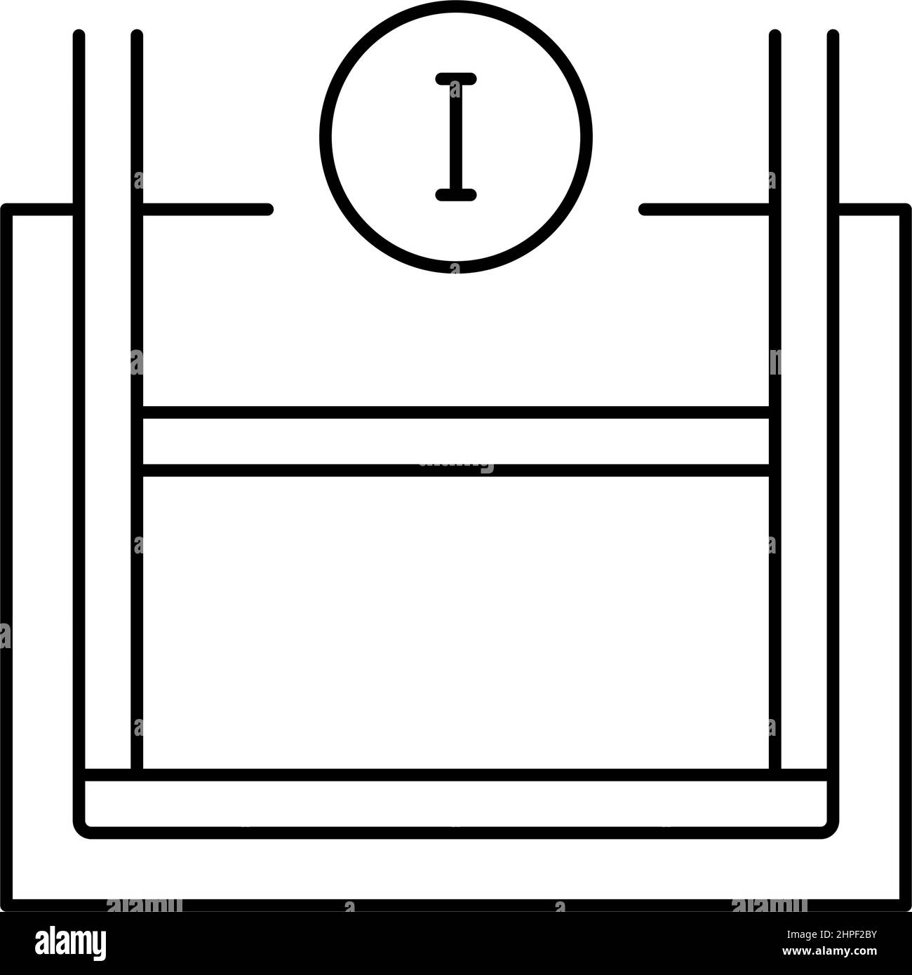 primary reinforcement line icon vector illustration Stock Vector Image ...