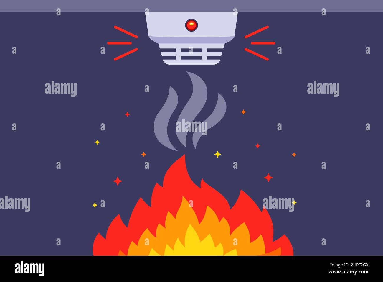 Security against fire Stock Vector Images - Alamy
