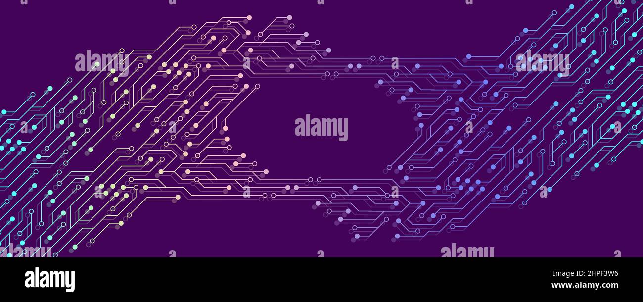 Computer motherboard background with circuit board electronic elements ...