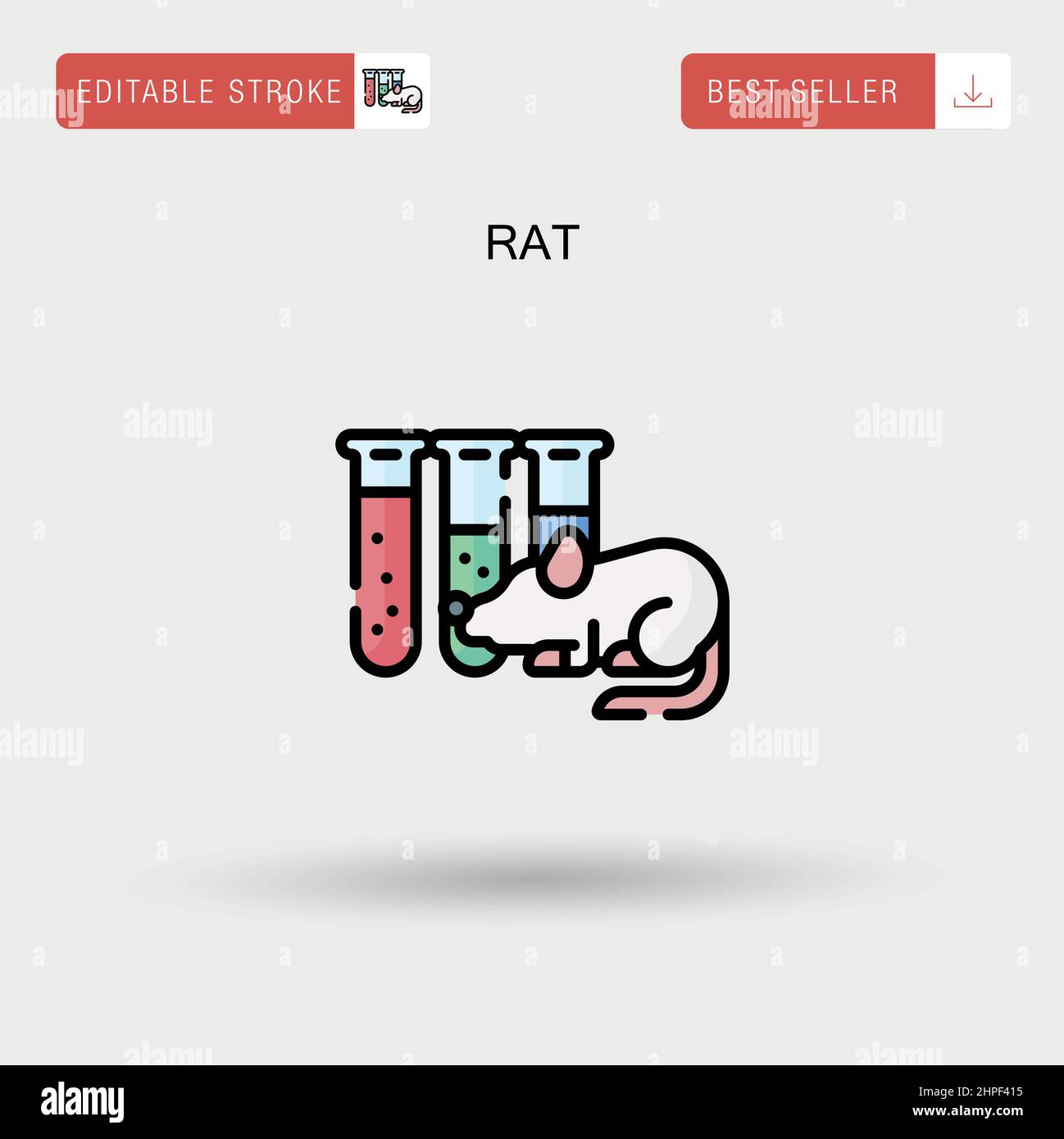 Rat icon hi-res stock photography and images - Alamy