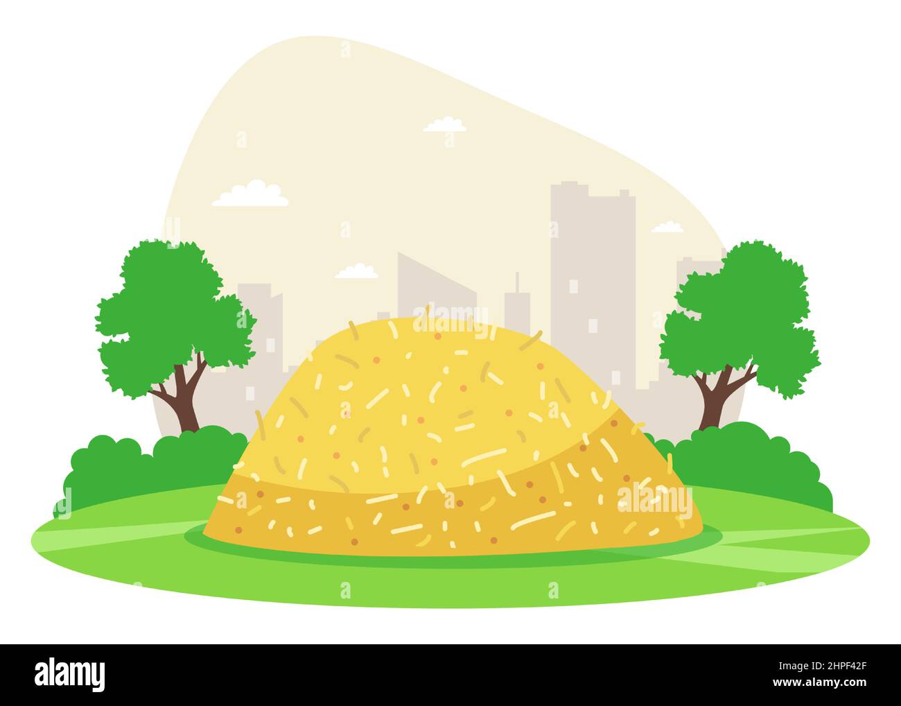 Hay lies Stock Vector Images - Alamy