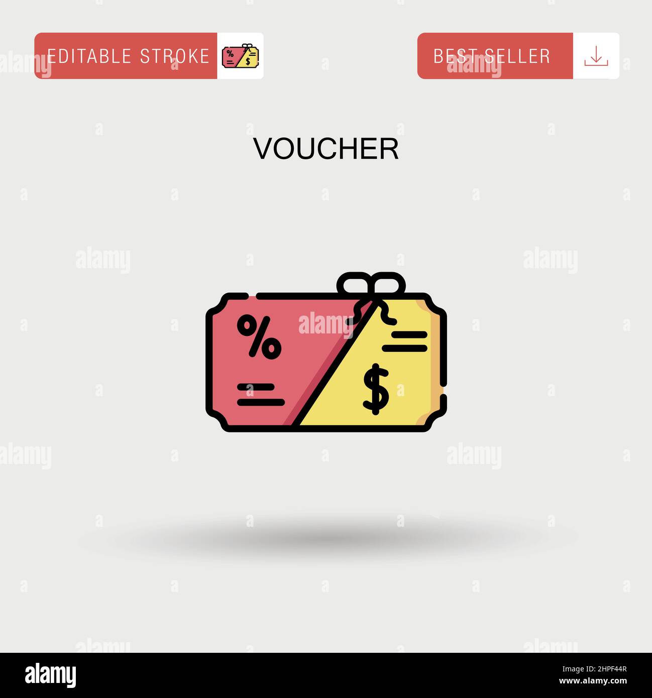 Voucher icon Stock Vector Images - Alamy