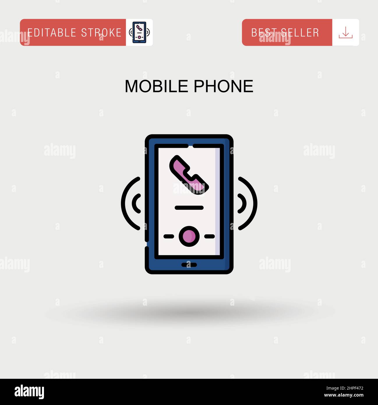 Mobile application white mockup Stock Vector Images - Alamy