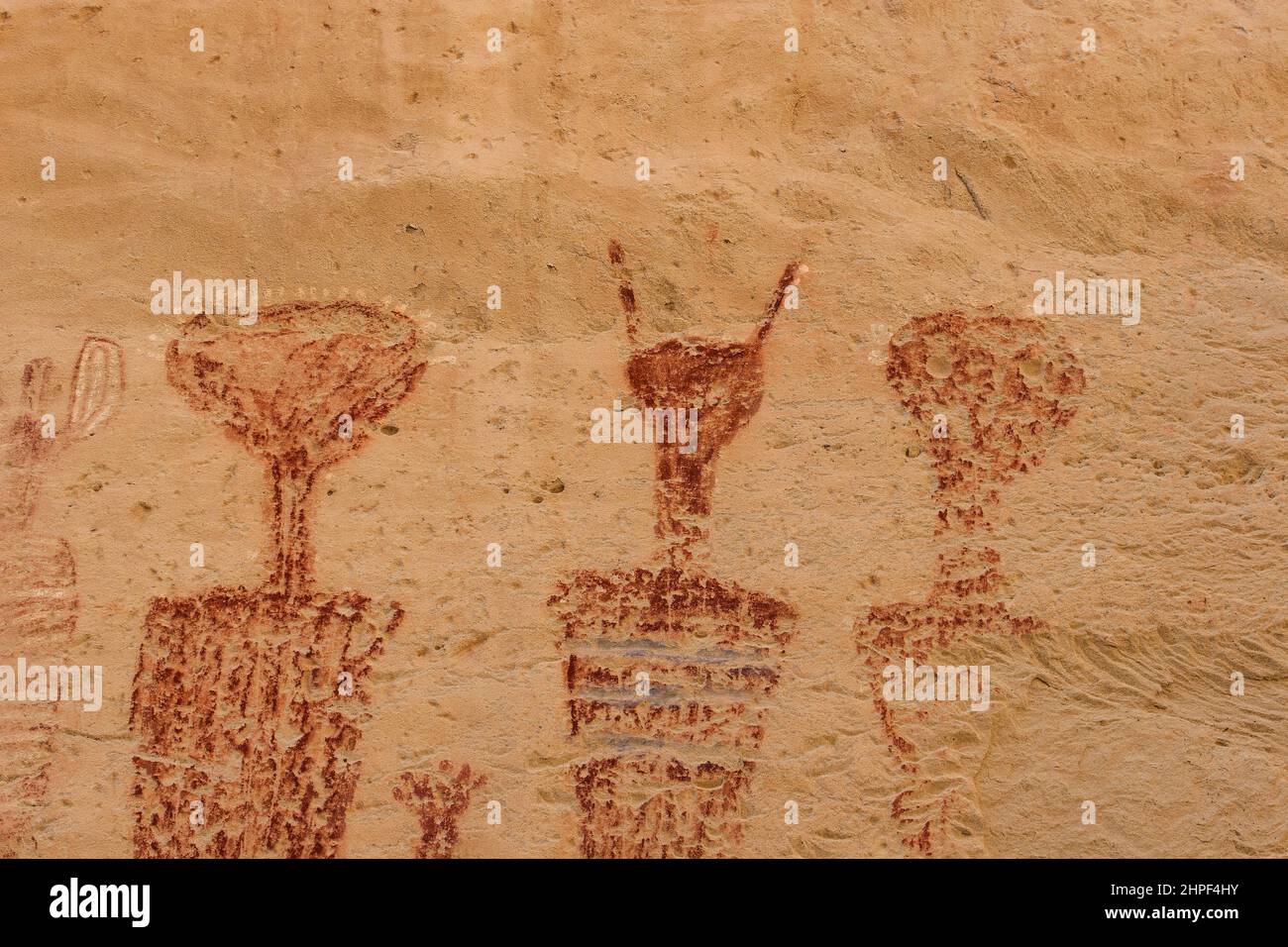 The Carrot Man Panel in the Canyon Pintado National Historic District ...