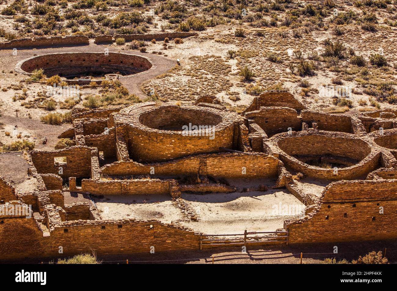 Chetro Ketl, an ancient Ancestral Puebloan Native American ruin in ...
