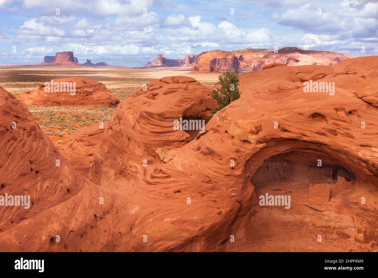 The Square House Ruin is a small 1000-year old Ancestral Puebloan cliff ...
