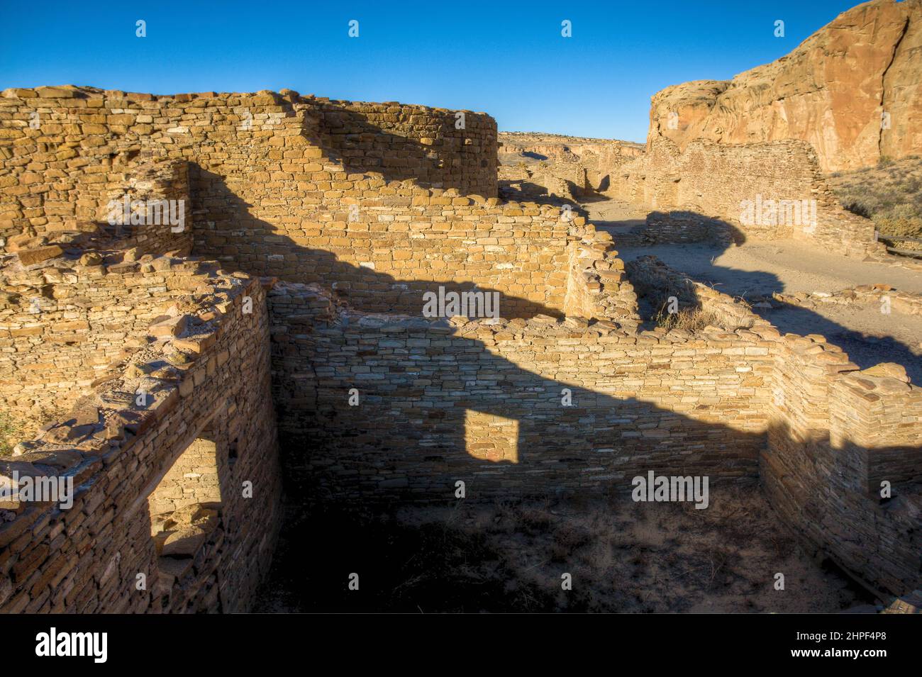 Chetro Ketl, an ancient Ancestral Puebloan Native American ruin in ...