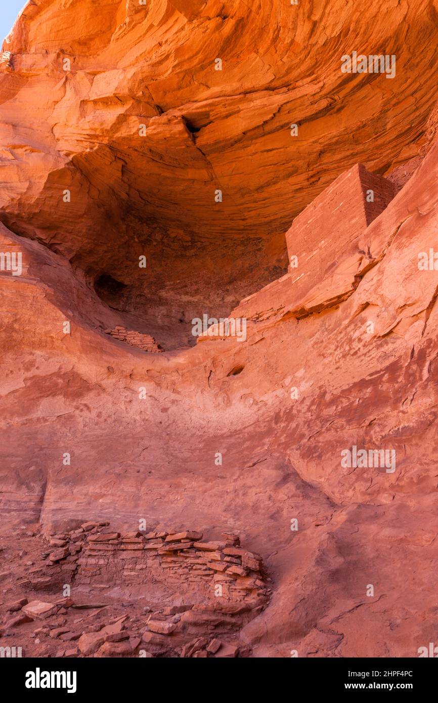 The Square House Ruin is a small 1000-year old Ancestral Puebloan cliff ...