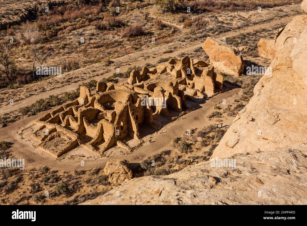 Kin Kletso Ruin, an ancient Ancestral Puebloan Native American ruin in ...
