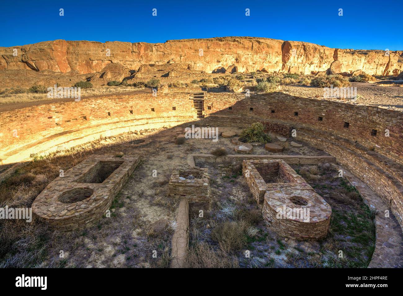 Chetro Ketl, an ancient Ancestral Puebloan Native American ruin in ...