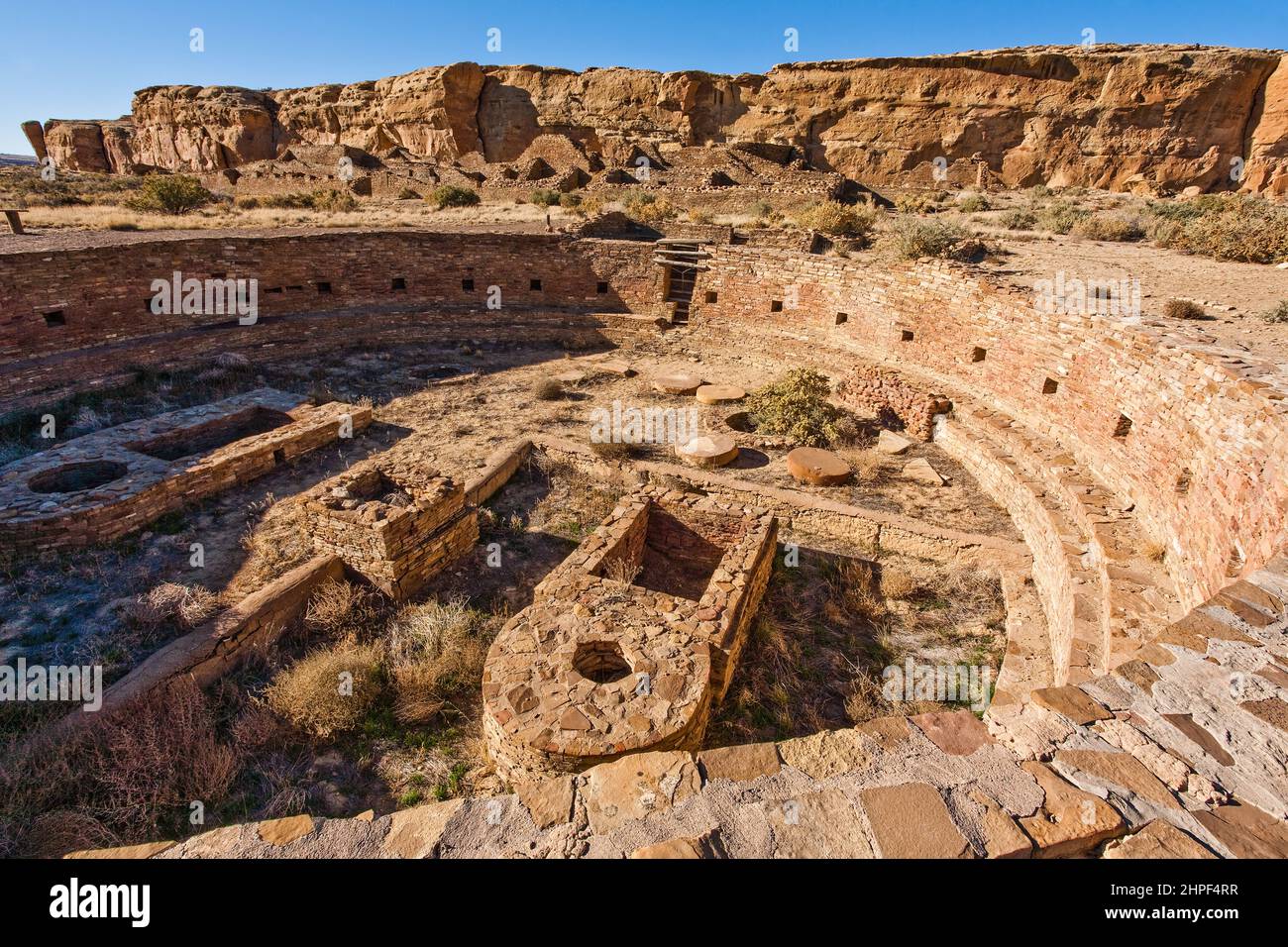 Chetro Ketl, an ancient Ancestral Puebloan Native American ruin in ...