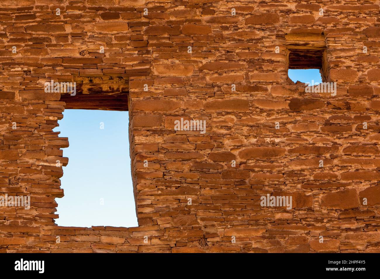 Pueblo Bonito, the ruin of an ancient Ancestral Puebloan Native ...