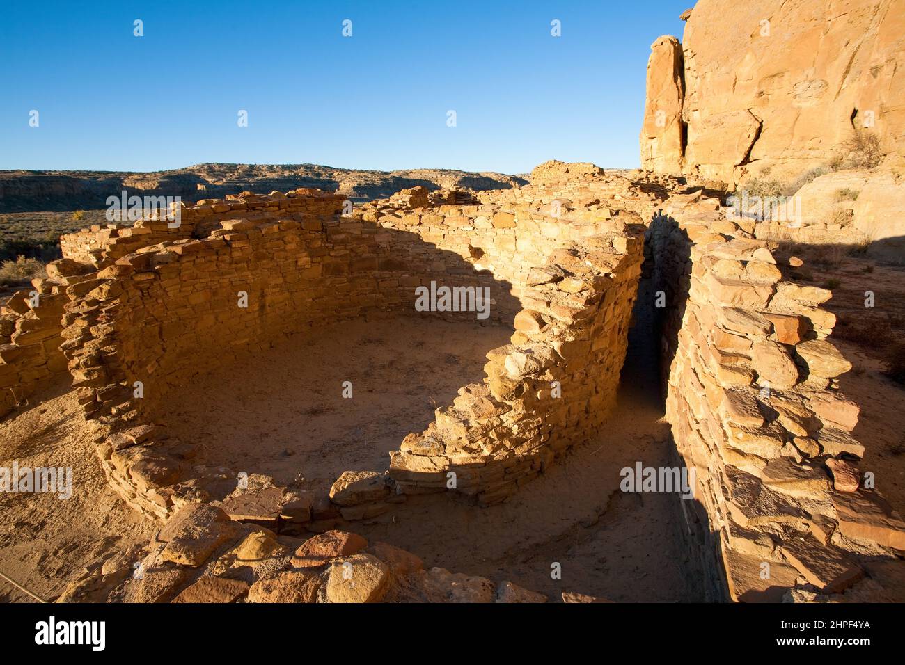 Chetro Ketl, an ancient Ancestral Puebloan Native American ruin in ...