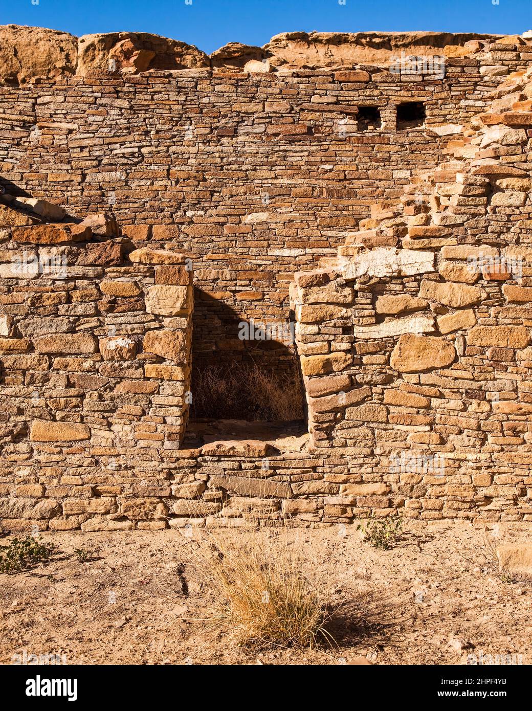 Chetro Ketl, an ancient Ancestral Puebloan Native American ruin in ...
